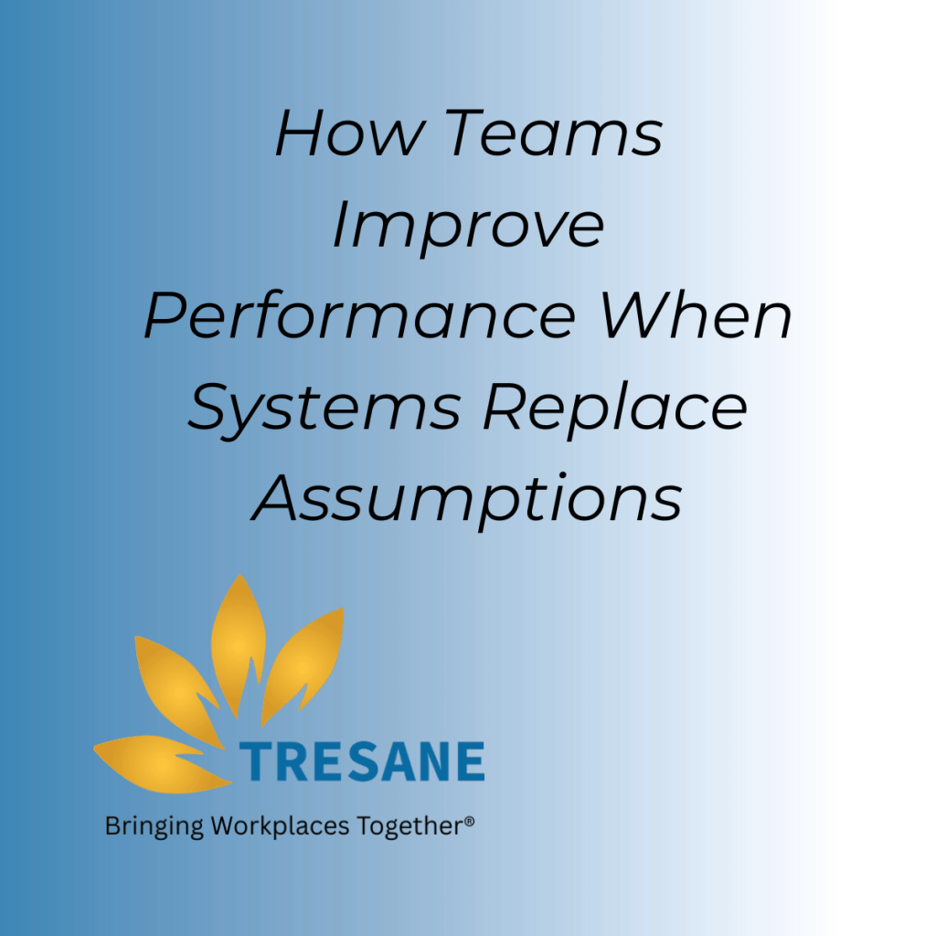 How Teams Improve Performance When Systems Replace Assumptions - Tresane